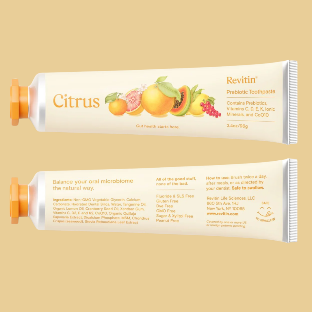 Revitin Toothpaste Citrus - 3.4oz/96g – LivLong