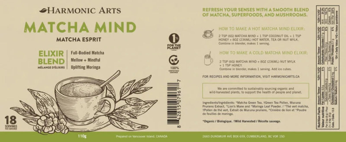 Matcha Mind Elixir - 110 G – LivLong
