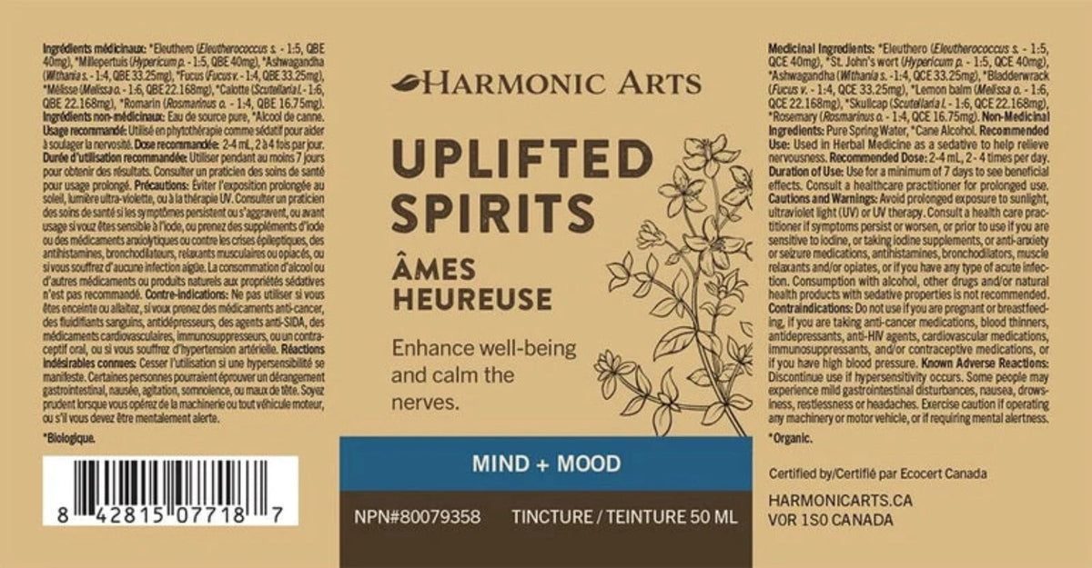 Uplifted Spirits Tincture- 50ml – LivLong